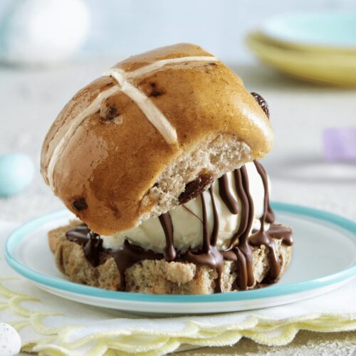 Hot Cross Bun Ice Cream Sandwich - Supamart IGA