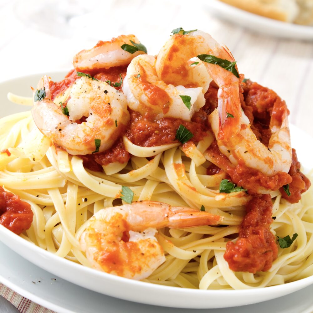 Chilli Prawn Tomato Linguini - Supamart IGA